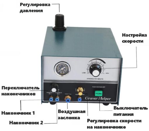 Пневмогравер ювелирный Graver mate | Маркиз ювелирное оборудование